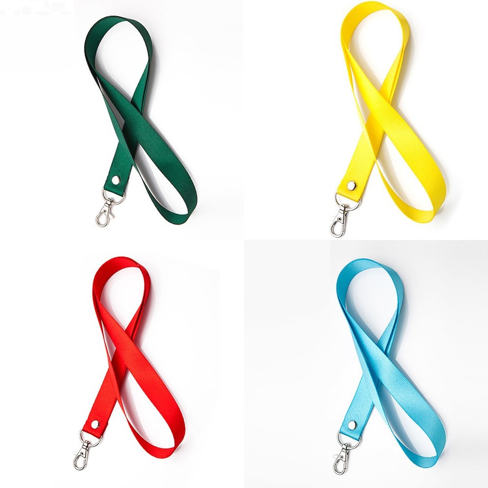12 Pcs Id Card Neck Strap Holder with Lanyard Colorful Lanyards Badge ...