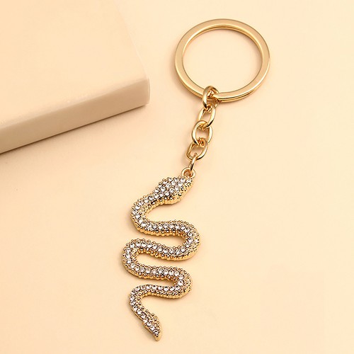 Shiny Chinese Zodiac Snake Lucky Pendant Keychain Backpack Decorations ...