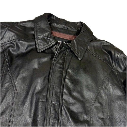 Wilson Leather Thinsulate Ultra Insulation Bl Leather Bomber Jacket ...