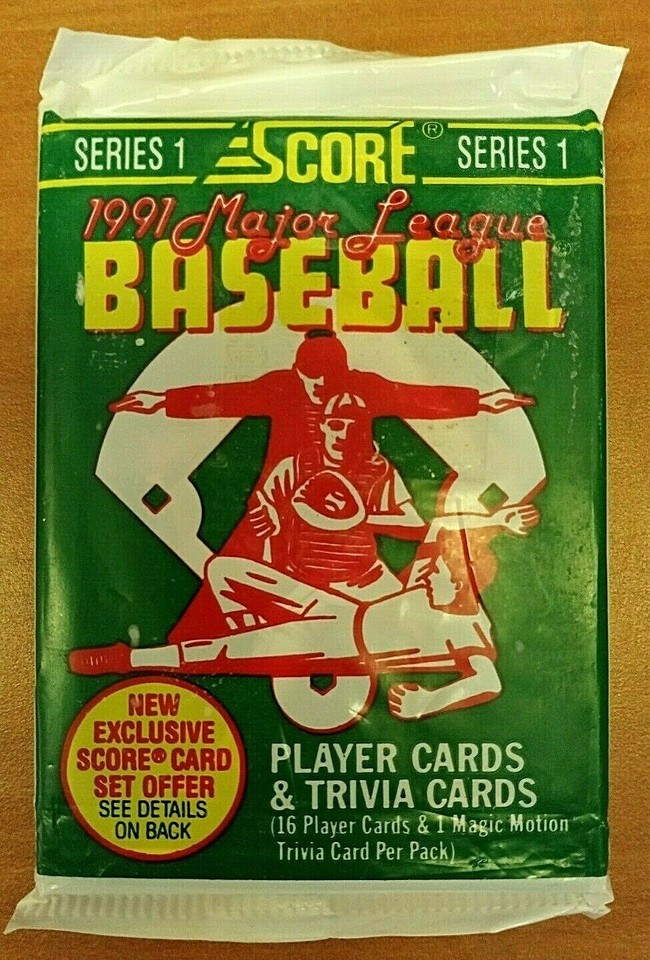 Unopened Baseball Card Packs-Topps/Fleer/Donruss/Score/Upper Deck ...