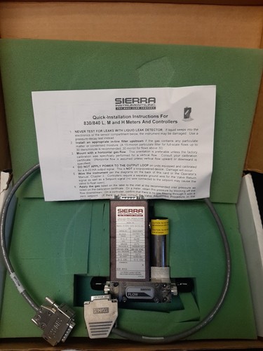 Sierra Instruments 840L-2-OV1-SV1-D-V1-S1-MP Argon Gas Mass Flow ...