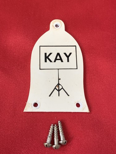 VINTAGE 1950s KAY USA Guitar Truss Rod COVER Music Stand RARE Part | eBay