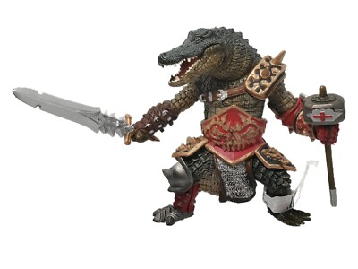 Papo Fantasy World CROCODILE MUTANT 2008 Action Figure Medieval ...