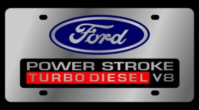Eurosport Daytona 1578-1 Stainless License Plate Ford Powerstroke ...