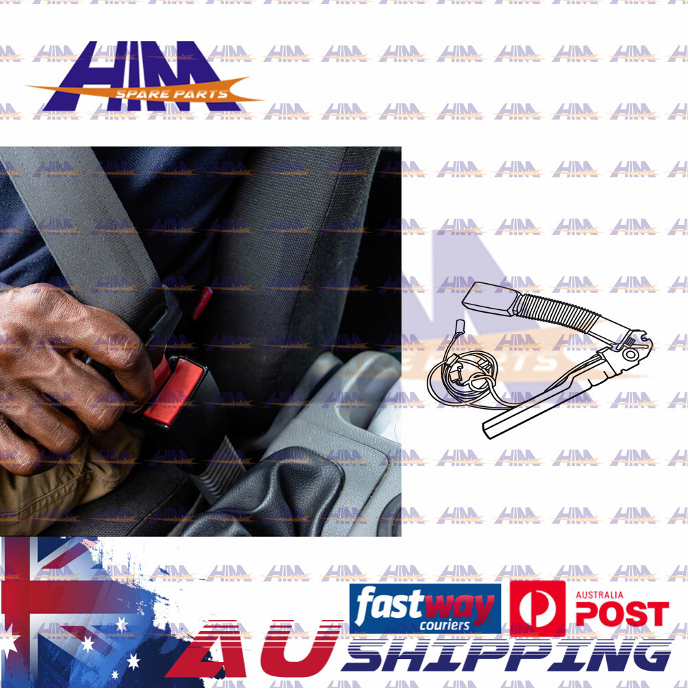 DRIVER SIDE FRONT SEAT BELT BUCKLE TENSIONER HOLDEN COMMODORE VE V6 V8 ...