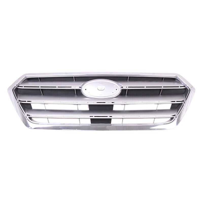 New Front Grille Assembly Silver Gray Fits 2015-2017 Subaru Legacy ...