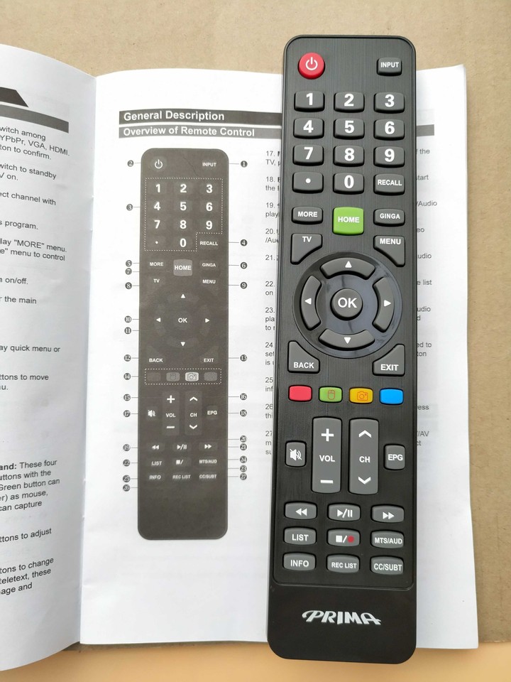 Original Remote Control Fit For Prima Hyundai UDL50MH547LN UDL55MH547LN ...