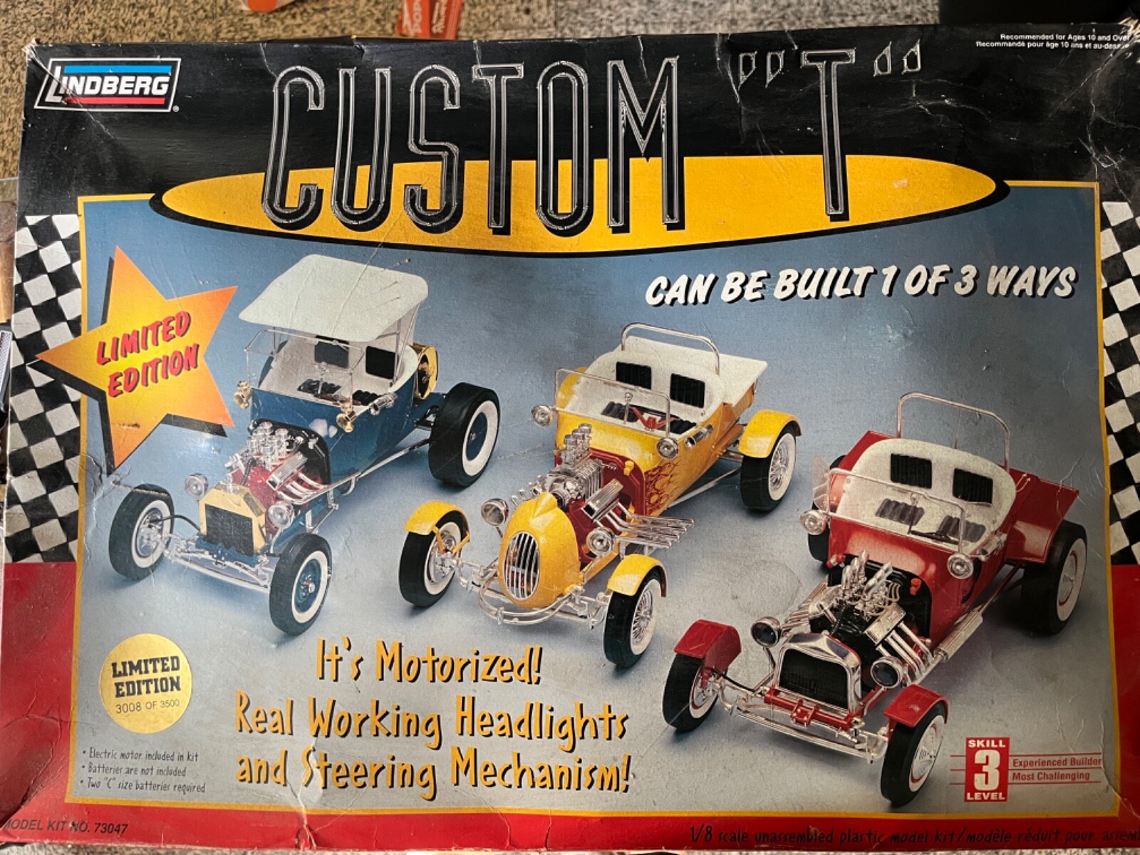 Lindberg 73047 Custom T Bucket Ford Hot Rod KIT McM 1/8 | eBay