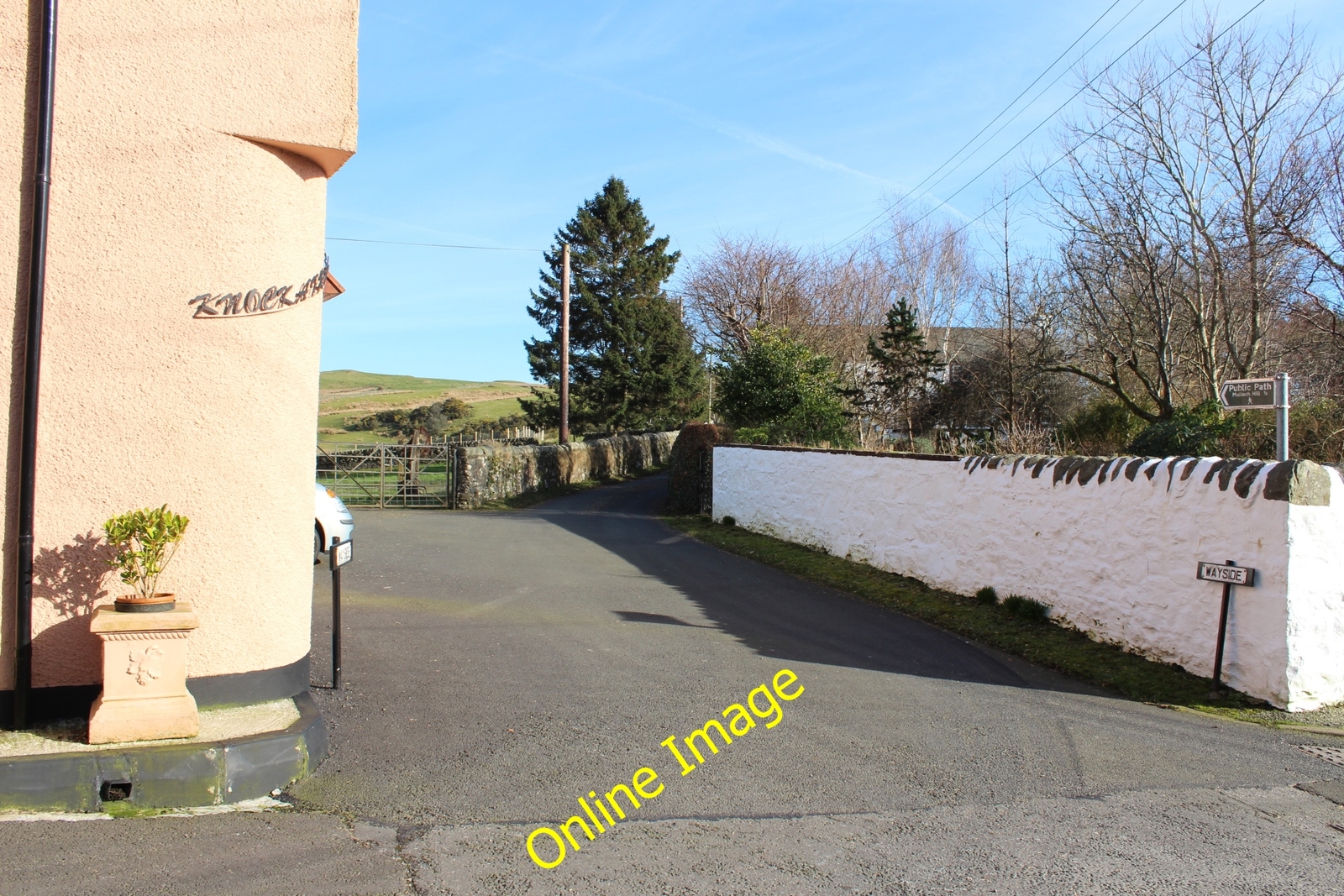 Photo 6x4 Wayside, St John's Town of Dalry Also public path to Mulloch ...