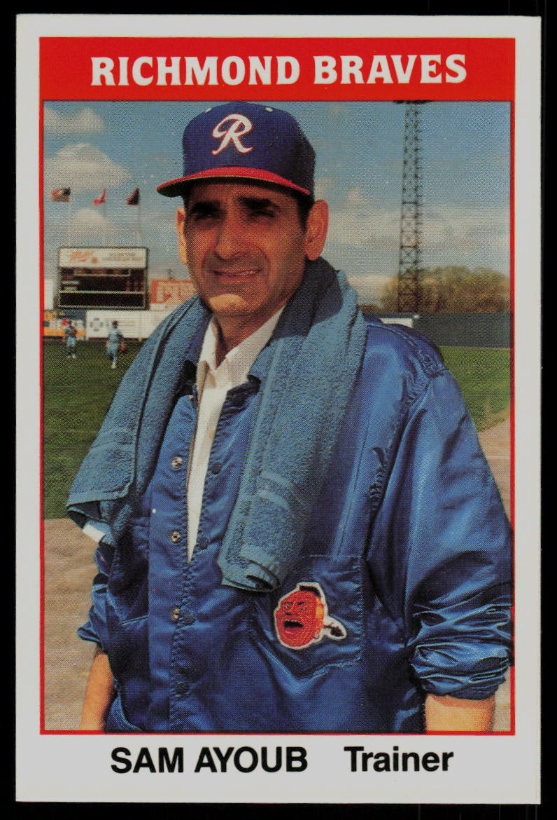 1987 TCMA Sam Ayoub Richmond Braves | eBay