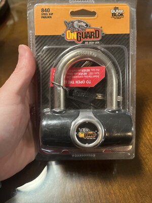 OnGuard Heavy Duty lock Hardened steel 4xp quattro bolt locking system ...