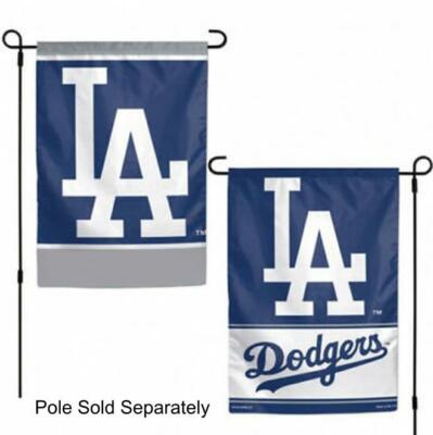Los Angeles Dodgers 2 Sided Double Garden Flag Outdoor Window Banner 12 ...
