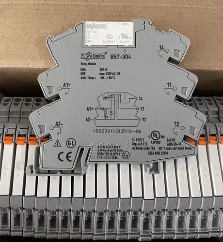 1pcs WAGO 857-304 24VDC WAGO Relay Module | eBay