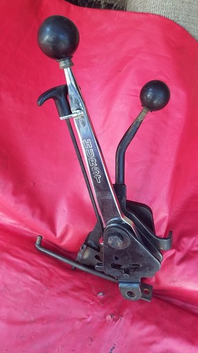 HURST CHEVY INLINE RAM ROD 4 SPEED SHIFTER w/ Rods and Mounting Plate ...