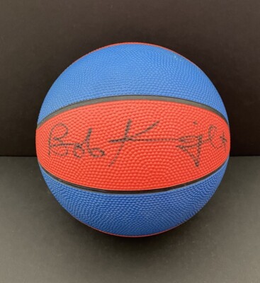 Bob Knight SIGNED IU Indiana University Hoosiers Basketball Autographed ...