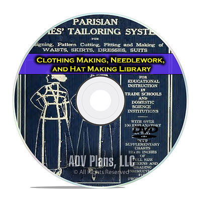 Clothing Making, Needlework, Hat Making Library, Learn to Make Clothes ...
