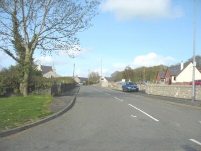 Photo 6x4 Minor road leading north from the A5 at Pentre Berw c2008 ...