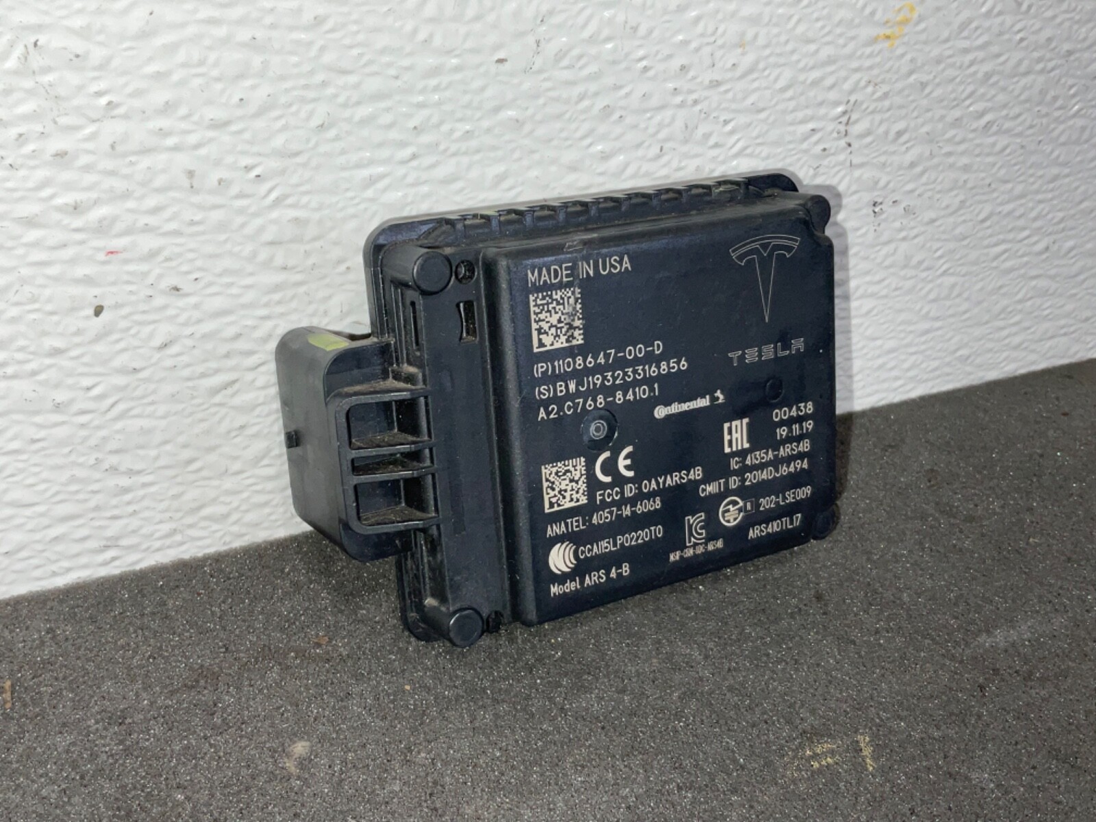 2020 2021 2022 TESLA MODEL Y CRUISE CONTROL DISTANCE SENSOR 1108647-00 ...