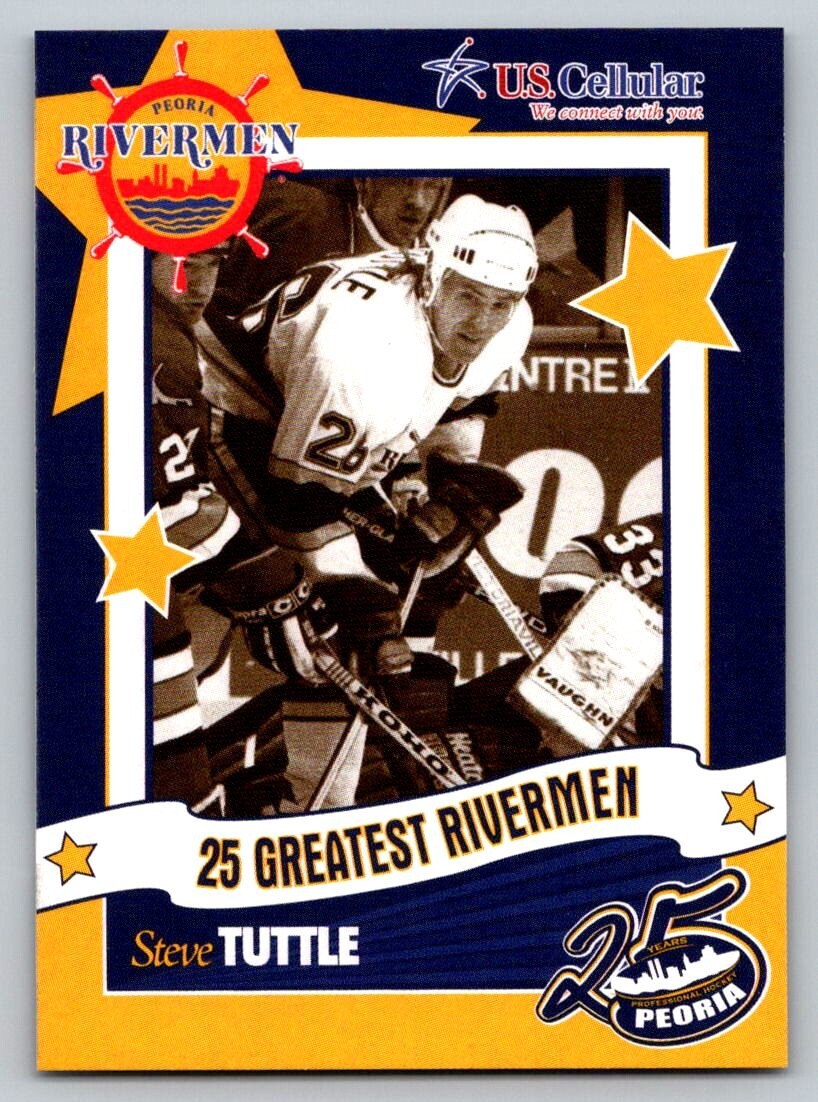 Steve Tuttle 2006-07 Peoria Rivermen 25 Greatest Rivermen | eBay