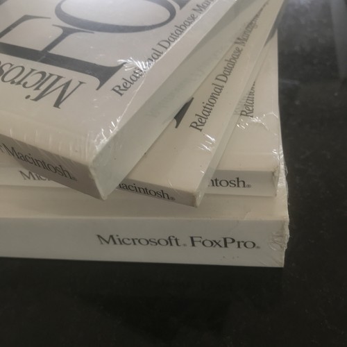 Vintage Microsoft FoxPro Database Management System for Macintosh: Used ...