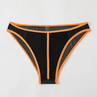 Men’s Black Mesh Swim Briefs/ Triangle Swimsuit/ Speedo - Size Large | eBay