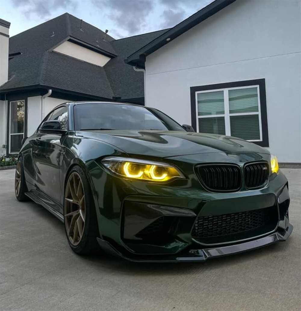 Yellow Angel Eyes Adaptive LED Boards For 2018 BMW 2 Series F23 F22 M2 ...