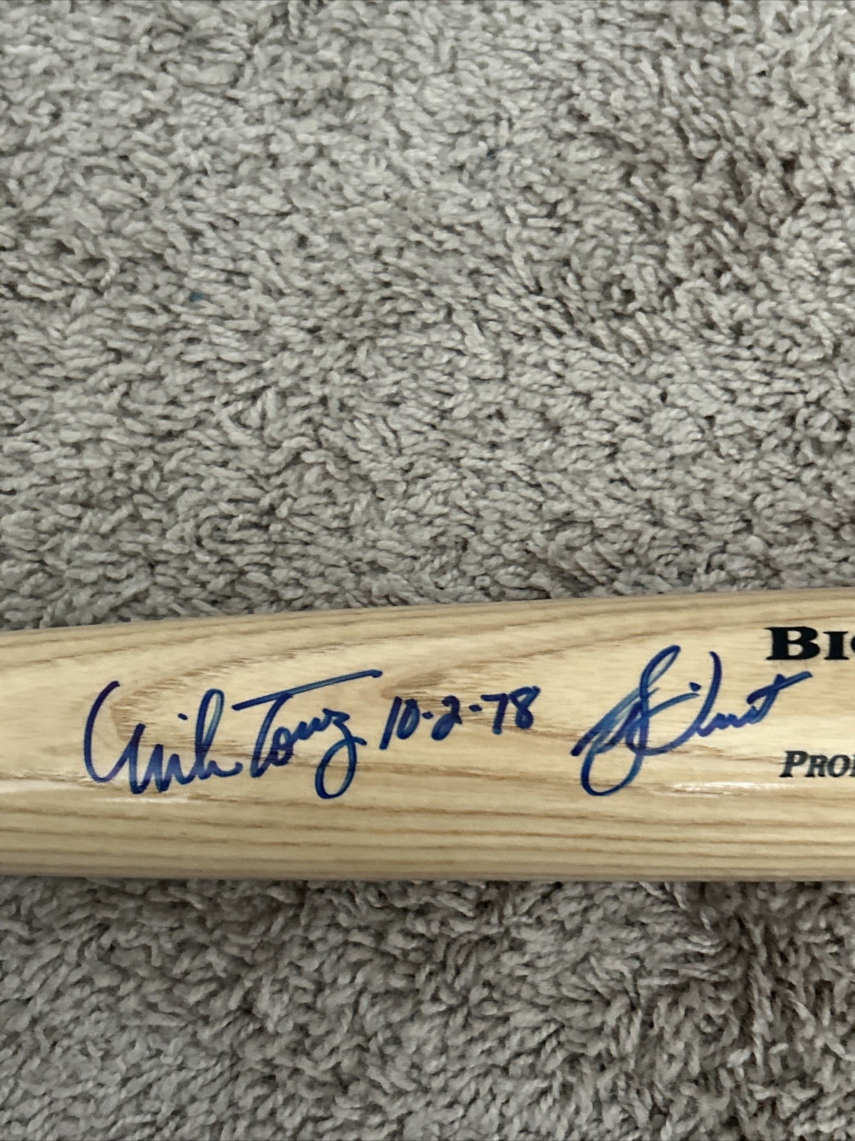 Bucky Dent/Mike Torrez Yankees Red Sox Autographed Bat DA Certified | eBay