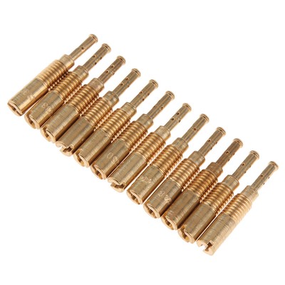 12pcs Copper Carburetor Slow Pilot Jet Assembly for PZ19 PB16/18/20 ...