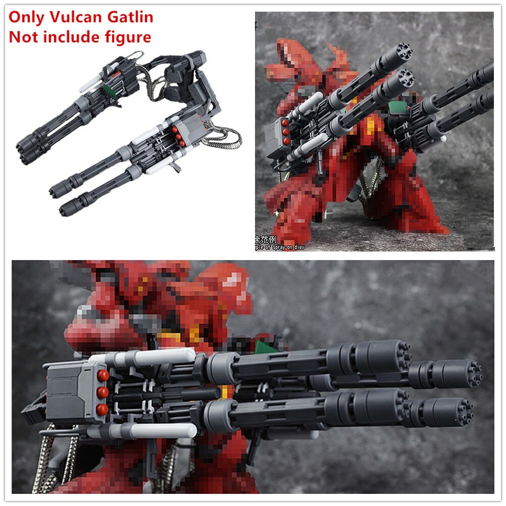 WZZX model GATLING GUNS Expansion Backpack for MG 1/100 Sazabi Unicorn ...