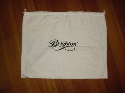BRIGHTON DRAWSTRING CLOSE FLANNEL DUST BAG 16"BY 21" EUC | eBay