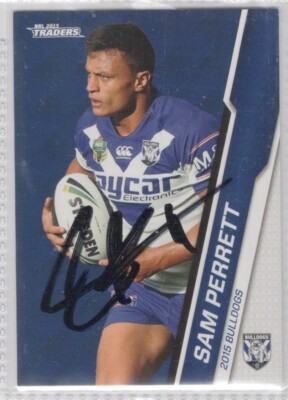 🔥 2015 TRADERS Signed Card SAM PERRETT #15🔥 ☆ FREE POSTAGE ☆ | eBay ...