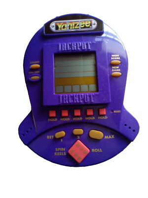 Mikohn Gaming Yahtzee Jackpot Electronic Handheld Game 1999 Hasbro | eBay