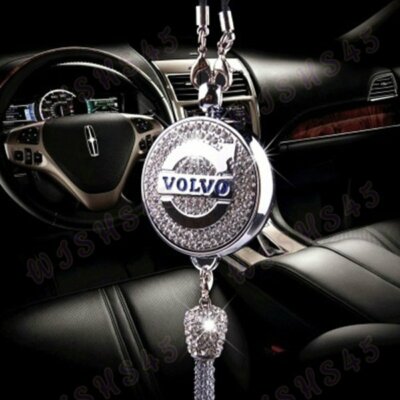 For VOLVO Car diamond Perfume Air Freshener Perfume Pendant Diffuser ...