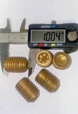 (5) 3/4-10 X 1" Long Cup Point Set Screw Hex Drive Alloy Steel 5305-00 ...