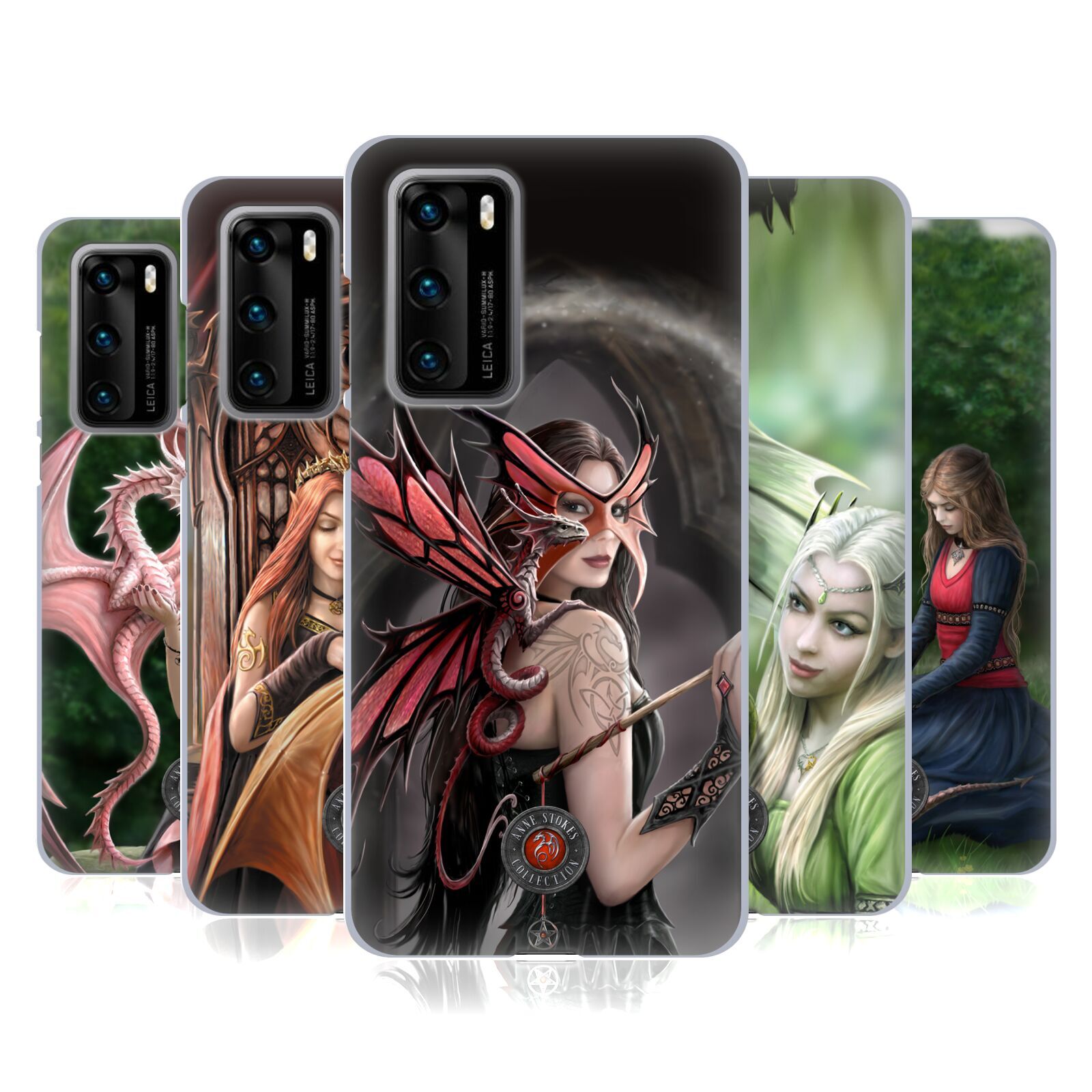 OFFICIAL ANNE STOKES DRAGON FRIENDSHIP SOFT GEL CASE FOR HUAWEI PHONES ...