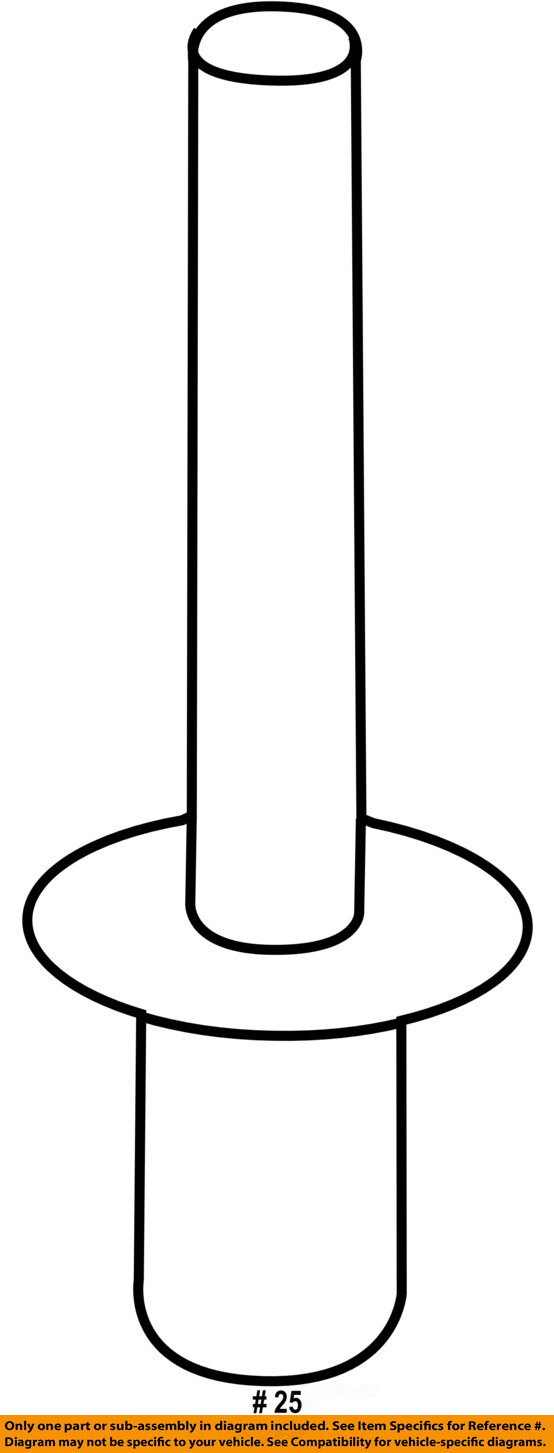 Mazda BN8F50355 Genuine OEM Bumper Cover Rivet for sale online | eBay