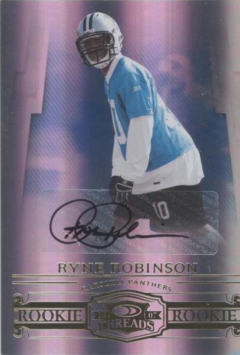 2007 Donruss Threads - Rookie Ryne Robinson #178 Signatures /250 (AU ...