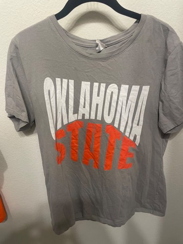 Oklahoma State Gray Short Sleeve Tshirt, size XL | eBay