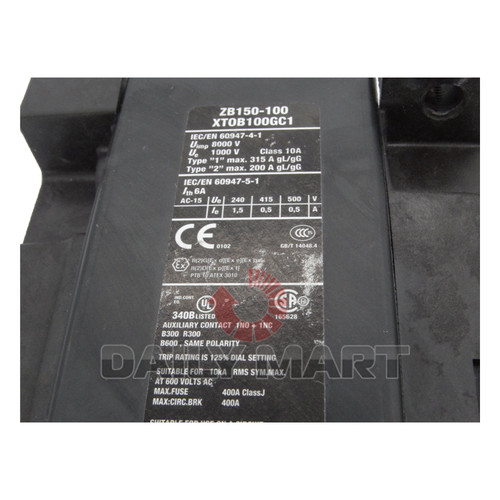 New In Box EATON MOELLER ZB150-100 Thermal Overload Relay | eBay