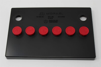 NEW 1966-74 Mopar Group 24 Battery Topper Red Caps | eBay