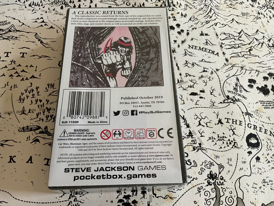 KUNG FU 2100 Board Game 2019 Steve Jackson SJG Pocketbox Games new in ...