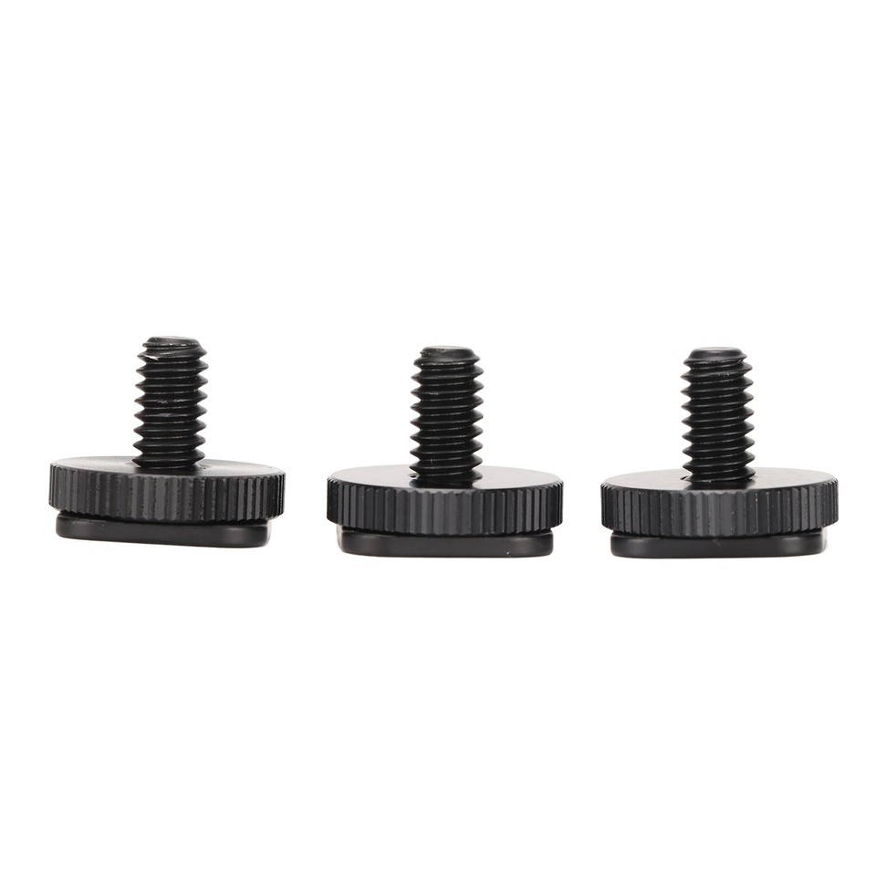 3 Pieces 1/4in Tripod Mount Screw DSLR Camera Hot Cold Shoe Adapter ...