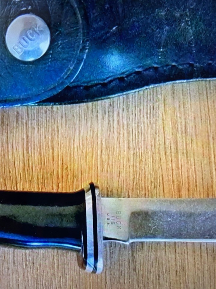 Vtg BUCK "Caper" Knife 116 Fixed Blade and Sheath | eBay