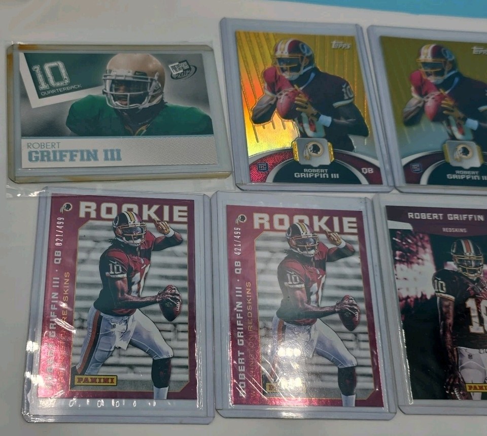 2012 Panini Etc~ROBERT GRIFFIN III RG3 #2 RC~Rookie Card Lot Of 10 Gem ...