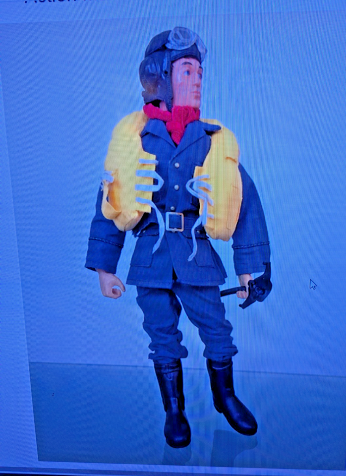 Vintage Action Man battle of Britain pilot outfit spares repairs 1979 ...