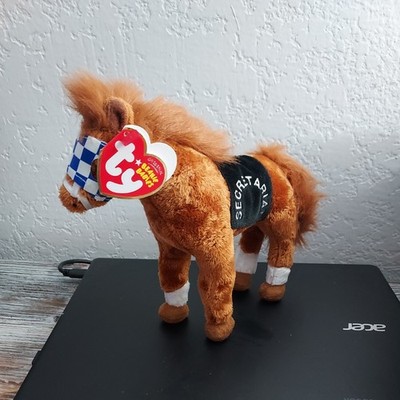 TY Beanie Baby SECRETARIAT the Horse 1973 Triple Crown Winner Kentucky ...
