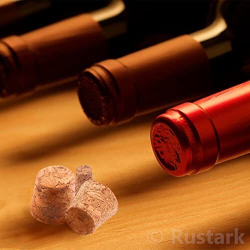 Rustark 100Pcs 5 Sizes Mini Cork Stoppers Tapered Cork Plugs Small ...