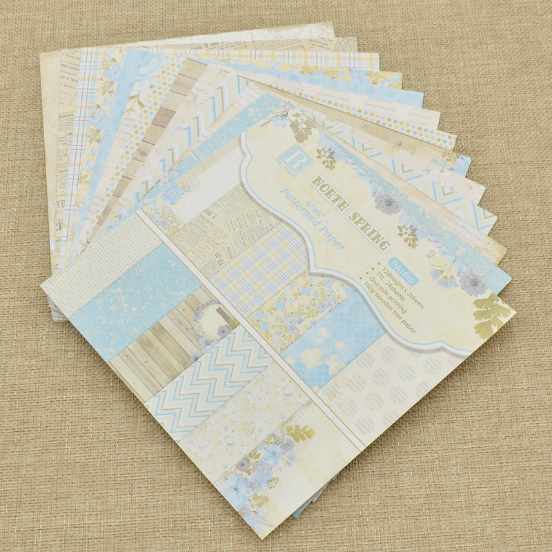 Paper Pad Card Different Patterns Making Background Scrapbook Crafts 1 ...