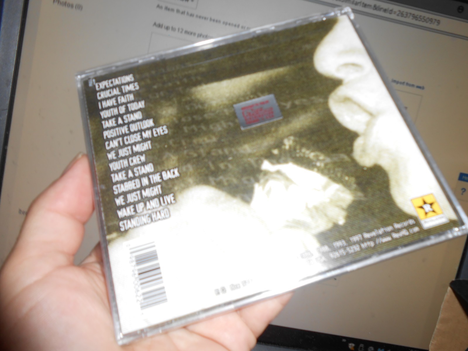 YOUTH OF TODAY Can't Close My Eyes CD John Porcell Porcelly Ray Cappo ...