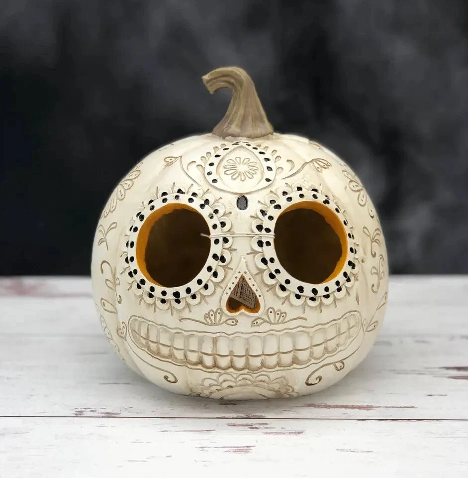 Sugar Skull Jack O Lantern